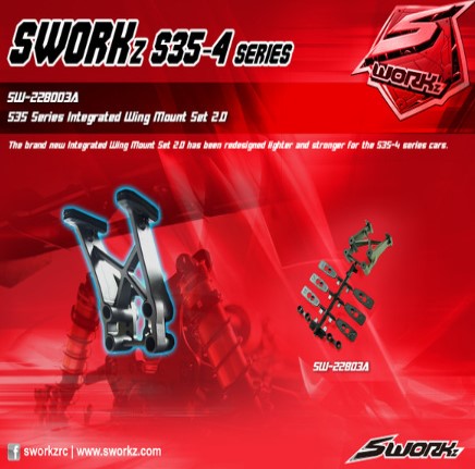 SWORKz S35 Series Integrated Wing Mount Set 2.0-SW228003A – MRG Racing ...
