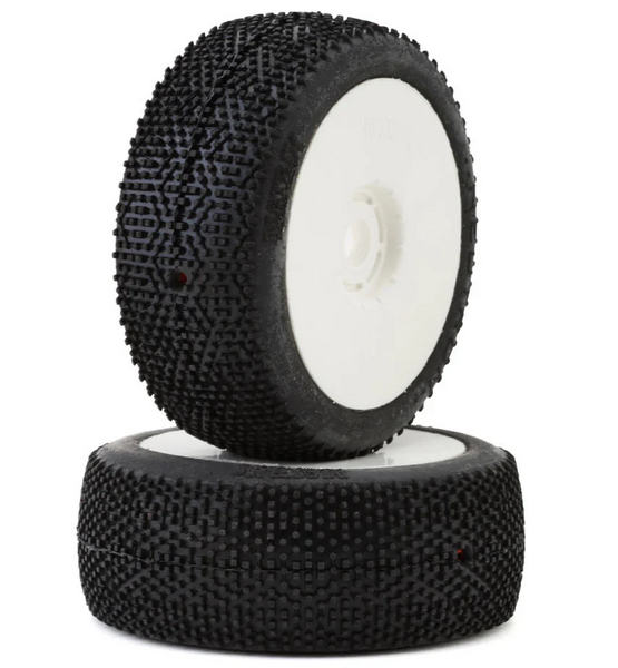 Matrix Tires Neutron 1/8 Off-Road Pre-Mounted Buggy Tires (White) (2 ...