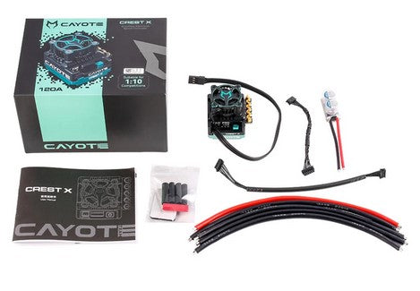 Cayote Crest X 1/10 160A Sensored Brushless Mod Competition ESC-CYEA11 ...